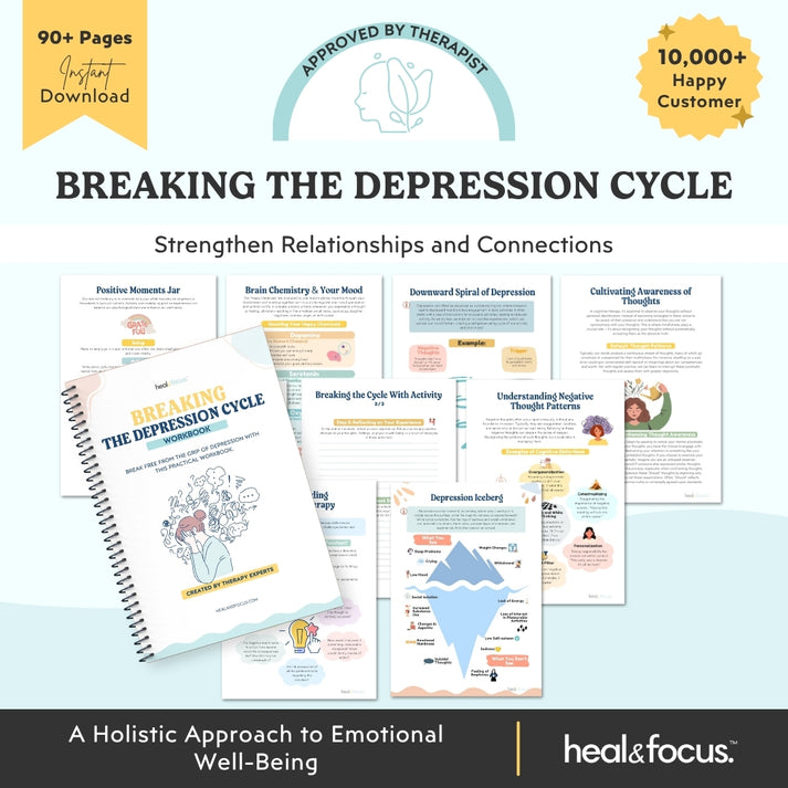 Breaking the Depression Cycle Workbook – Overcome Negative Thoughts ...