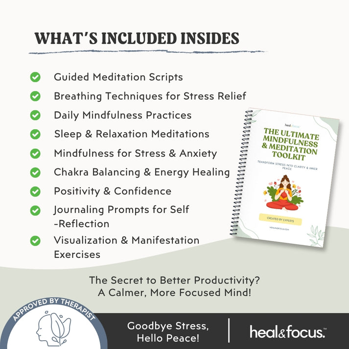 Achieve Inner Peace with the Ultimate Mindfulness & Meditation Toolkit – Heal & Focus