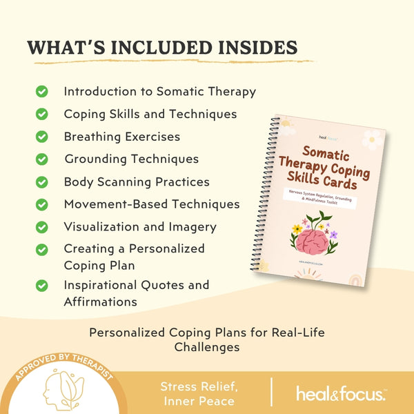 Somatic Therapy Coping Skills Cards – Body-Based Grounding Tools – Heal ...