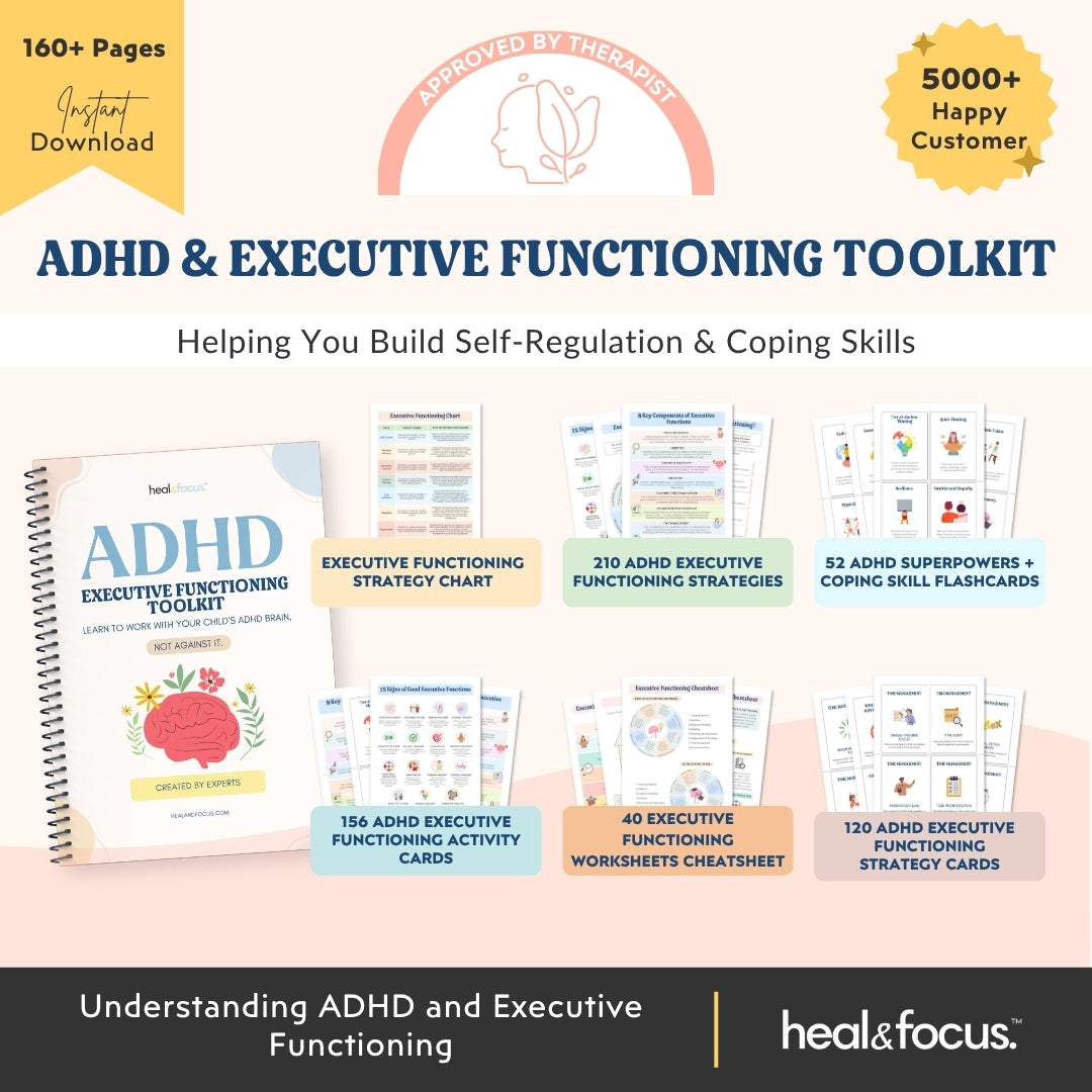 ADHD Executive Functioning Toolkit – Tools for Focus & Planning – Heal ...