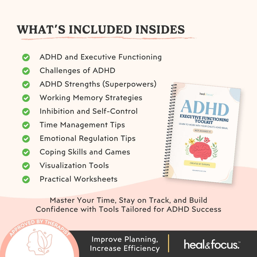 ADHD Executive Functioning Toolkit – Tools for Focus & Planning – Heal ...