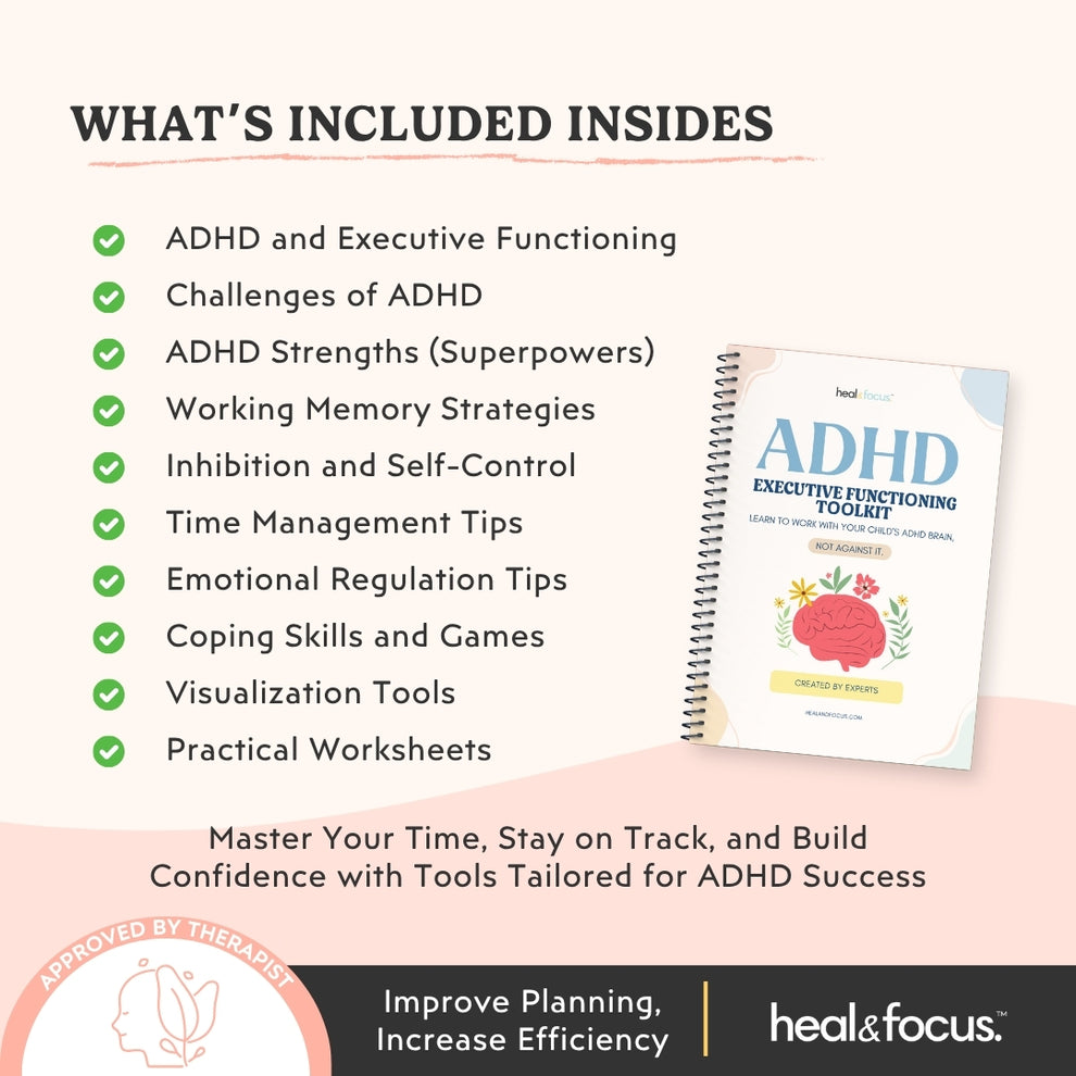 ADHD Executive Functioning Toolkit – Tools for Focus & Planning – Heal ...