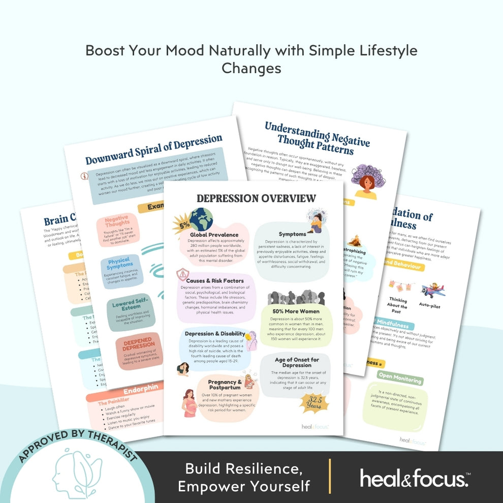 Breaking the Depression Cycle Workbook – Overcome Negative Thoughts ...