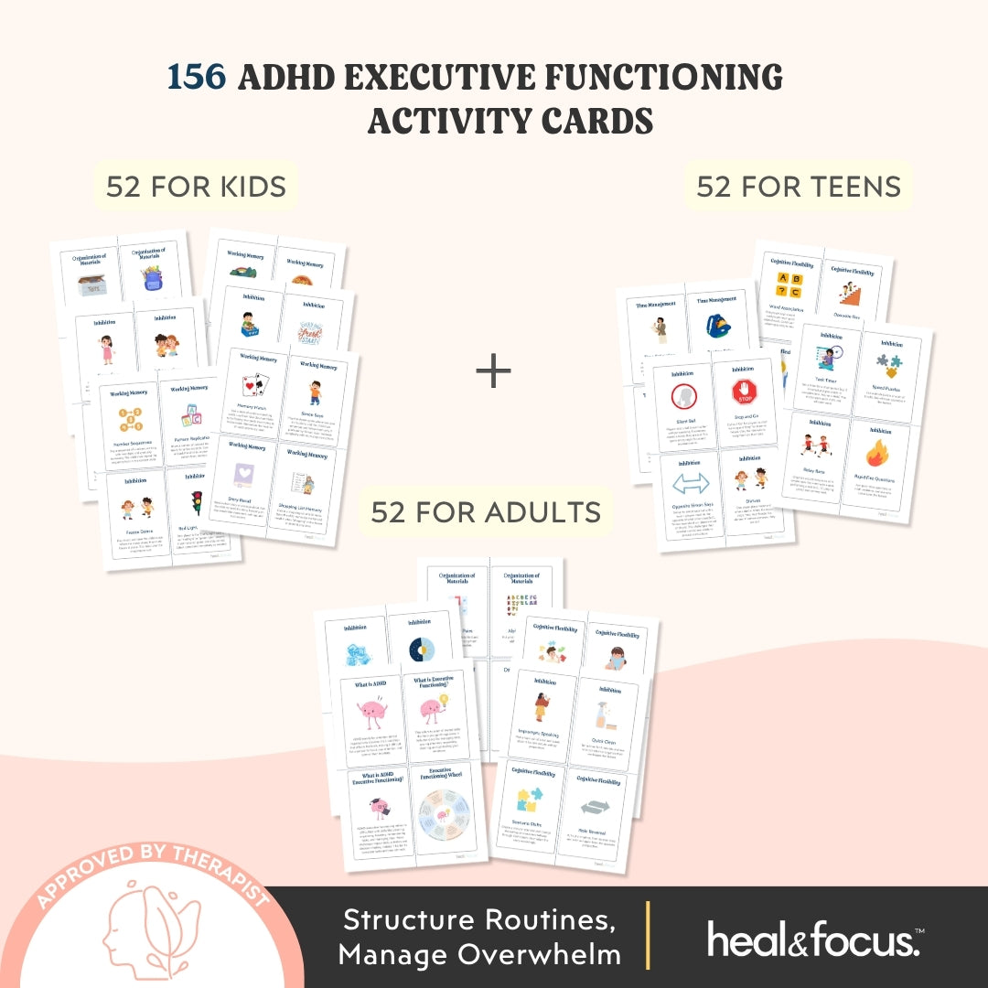 ADHD Executive Functioning Toolkit – Tools for Focus & Planning – Heal ...
